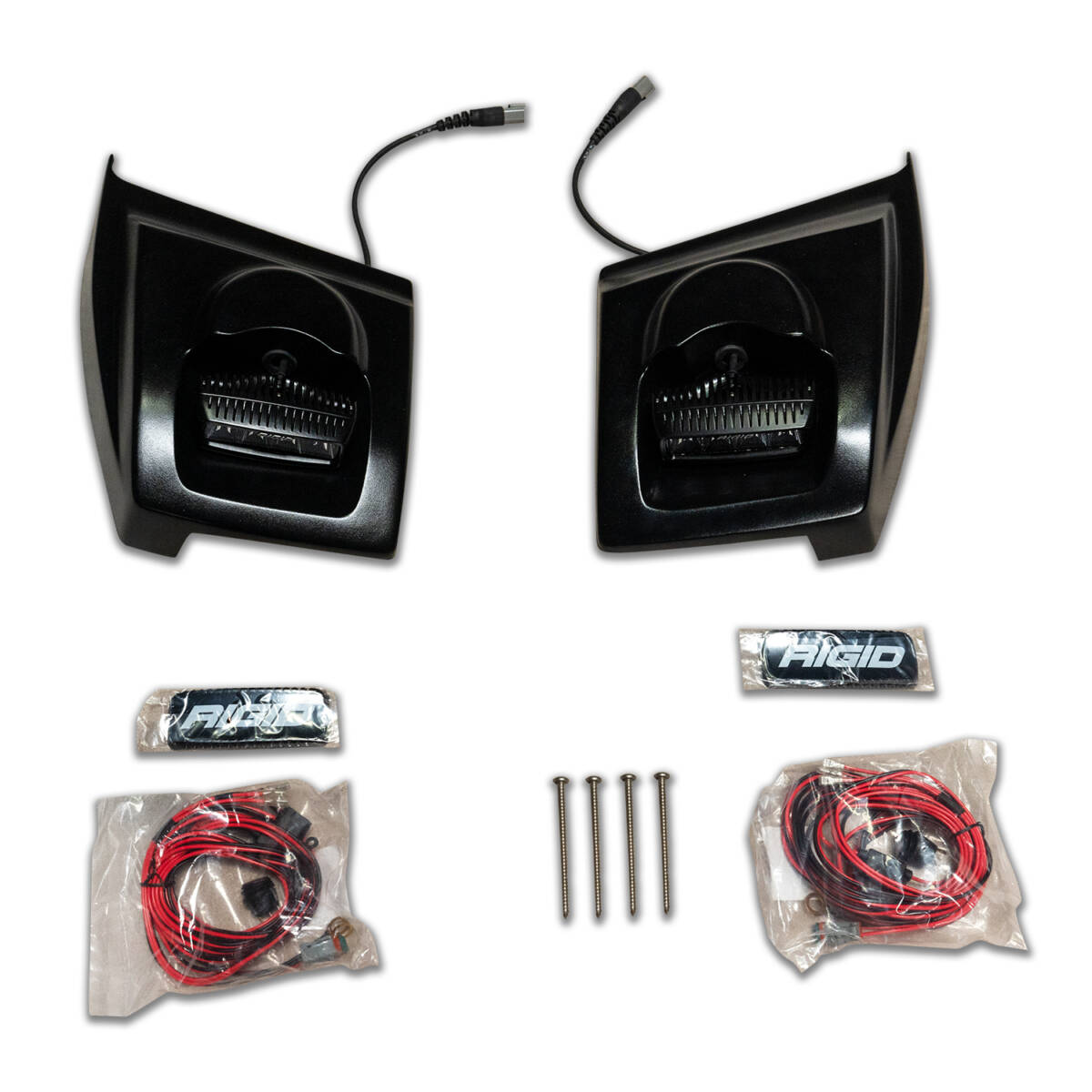 Predator Inc: Hummer H2 Black Textured Corner Light Cowl Set