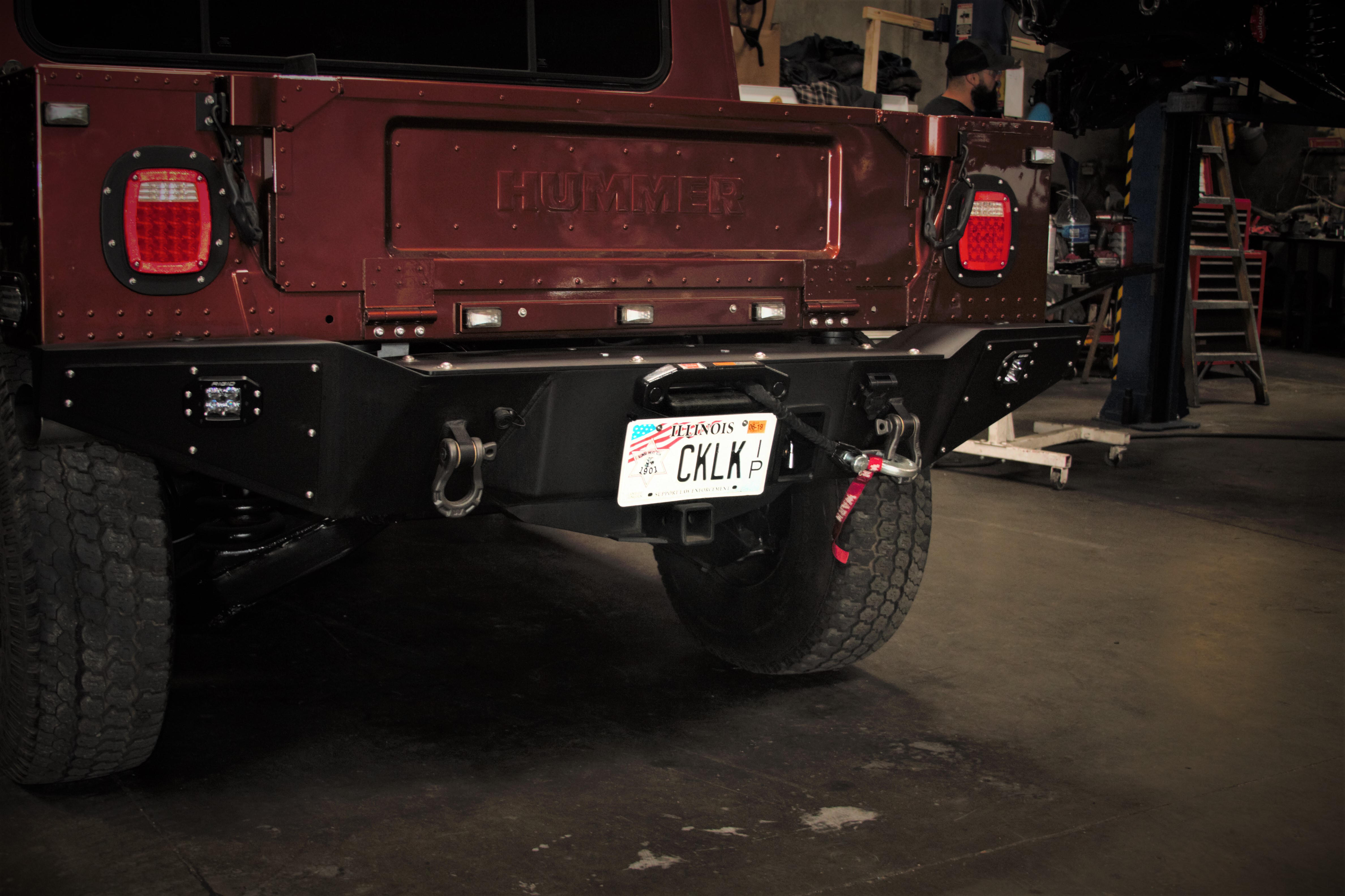 Predator Inc: Hummer H1 Rear VIPER Winch System
