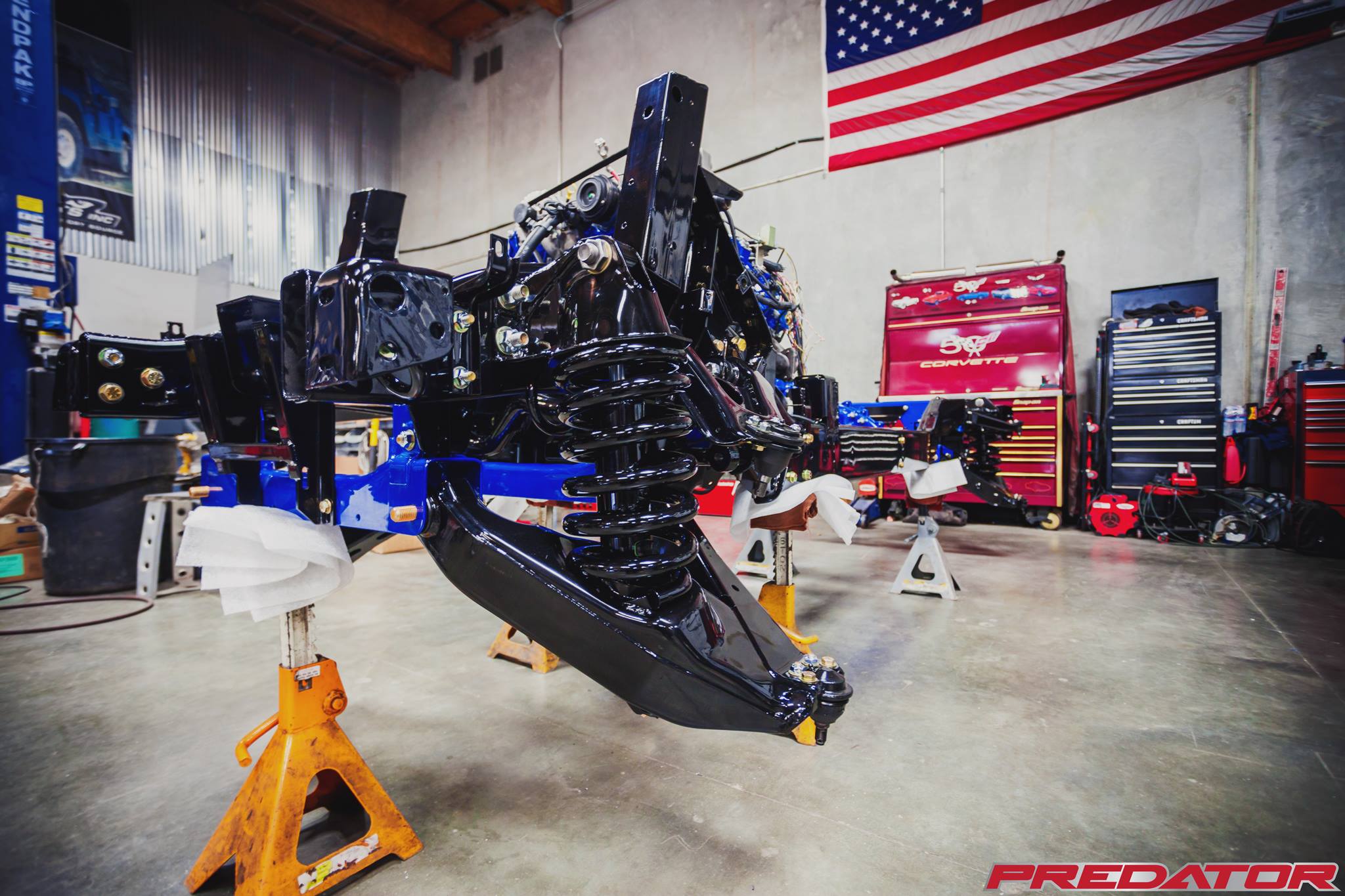 Powder Coated Frame - Predator Inc: Hummer Duramax Conversions ...