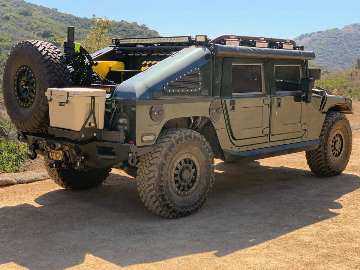 Roof Rack Awning - Predator Inc: Hummer Duramax Conversions ...